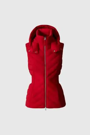 Mackage Hoshi Light Down Hooded Vest Lava