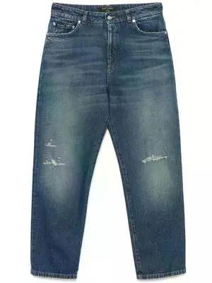 Dolce & Gabbana Distressed Straight Leg Jeans