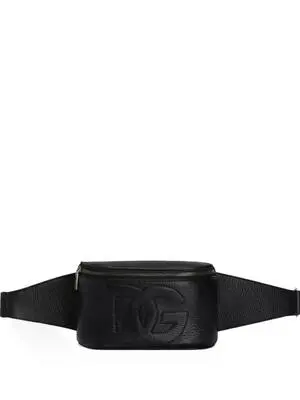 Dolce & Gabbana Leather Belt Bag - Black