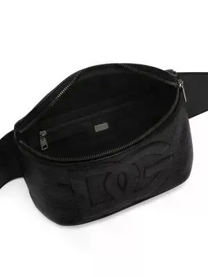 Dolce & Gabbana Leather Belt Bag - Black