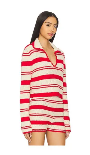AKNVAS Rowan Two-toned Knit Crop Top