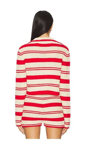 AKNVAS Rowan Two-toned Knit Crop Top
