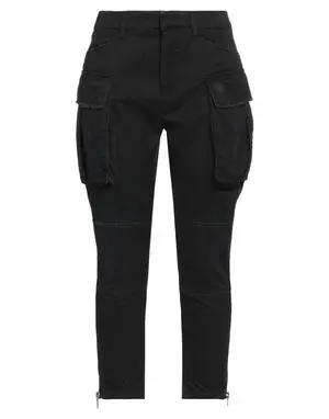 DONDUP Tapered Leg Cargo Pants - Black