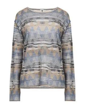 Missoni Multicolor Knit Sweater - Light Blue