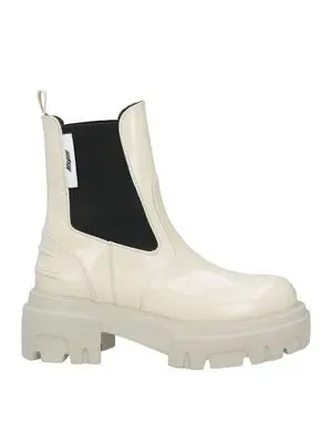 MSGM Light Leather Ankle Boots