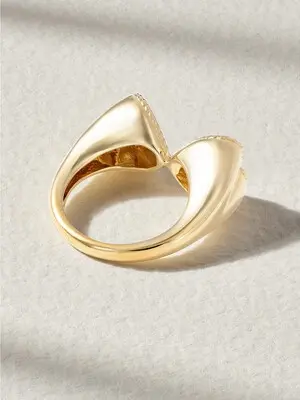 Yvonne Léon Double Coeur 9-karat Diamond Ring