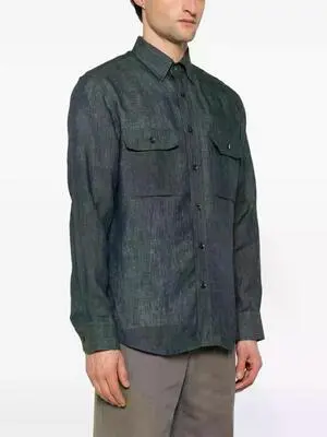 Brioni Linen Shirt - Blue