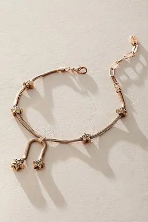 Free People Bryn Anklet - Gold Star