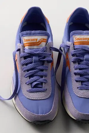 Saucony Trainer 80 Sneakers - Purple/orange