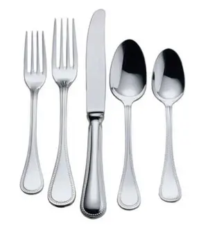 COUZON Le Perle 5 Piece Place Setting - Stainless Steel