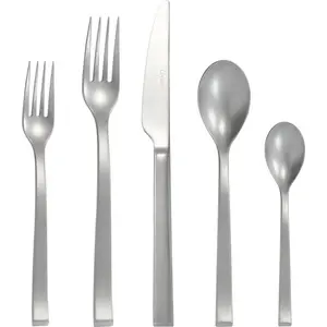 COUZON Side Velvet 5 Piece Place Setting - Stainless Steel
