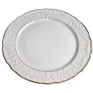 ANNA WEATHERLEY Simply Anna Charger Plate - White/gold