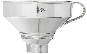 KUCHENPROFI Funnel With Mesh Filter, Stainless Steel