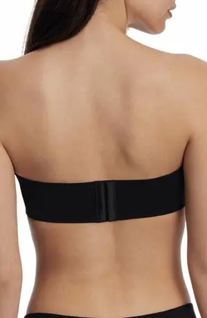 SKARLETT BLUE Breathless Strapless Plunge Push-up Bra - Black