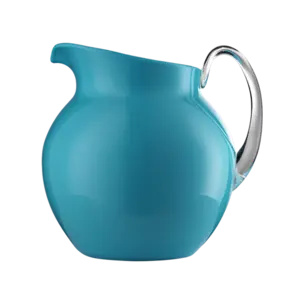 MARIO LUCA GIUSTI Palla Glaze Pitcher Turquoise