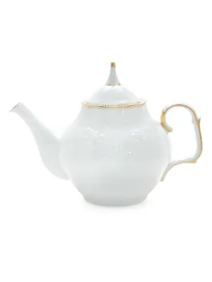 ANNA WEATHERLEY Simply Anna Gold Teapot - White/gold