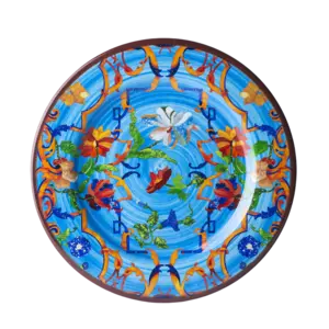 MARIO LUCA GIUSTI Pancale Dinner Plate - Turquoise