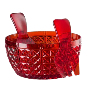 MARIO LUCA GIUSTI Churchill Salad Bowl Red