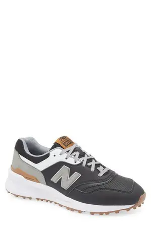 NEW BALANCE 997 Sl Waterproof Spikeless Golf Shoe - Black / White