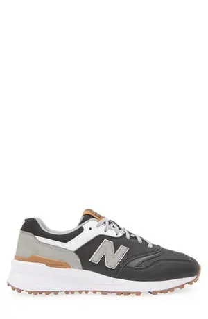 NEW BALANCE 997 Sl Waterproof Spikeless Golf Shoe - Black / White