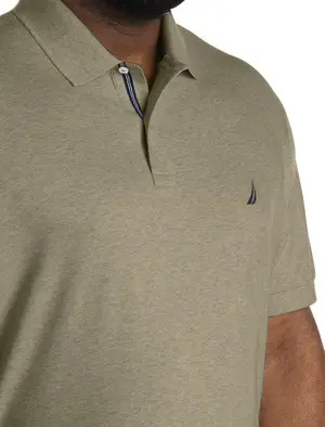 NAUTICA Big & Tall Stretch Piqué Polo Shirt