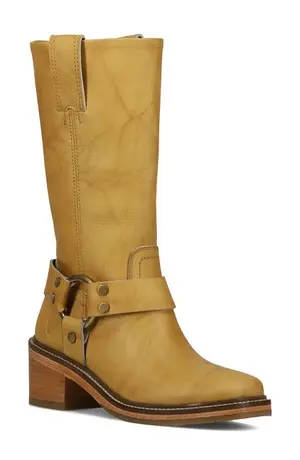 Frye Kate Harness Boots - Banana