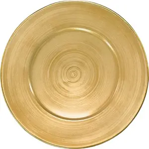 ANNA WEATHERLEY Anna's Charger Plate Brushed Gold
