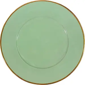 ANNA WEATHERLEY Anna's Charger Plate Mint Green