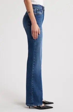 FRAME The Arrow High-waist Bootcut Jeans