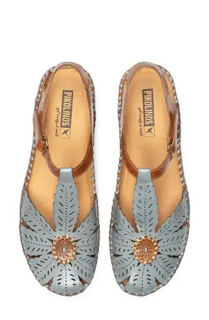 Pikolinos Vallarta T-strap Sandal - Denim