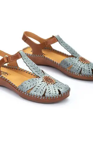 Pikolinos Vallarta T-strap Sandal - Denim