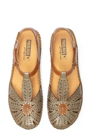 Pikolinos Vallarta T-strap Sandal - Sage