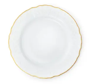 ANNA WEATHERLEY Simply Anna Salad Plate - White/gold