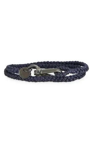 Caputo & Co Swivel Clasp Double Wrap Bracelet