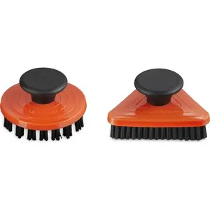 LE CREUSET Set Of 2 Grill Pan Brushes - Flame
