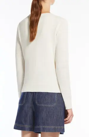 Max Mara Marabu Silk & Linen Cardigan