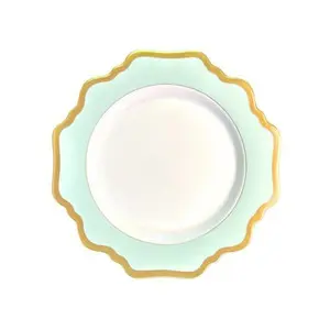 ANNA WEATHERLEY Anna's Palette Bread & Butter Plate - Aqua Green
