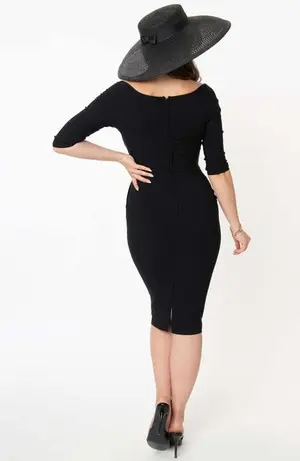 Unique Vintage Shailene Pencil Dress