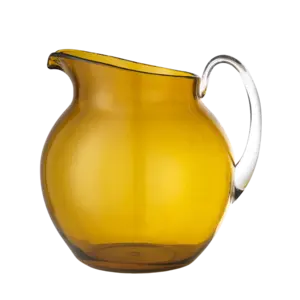 MARIO LUCA GIUSTI Palla Transparent Pitcher - Amber