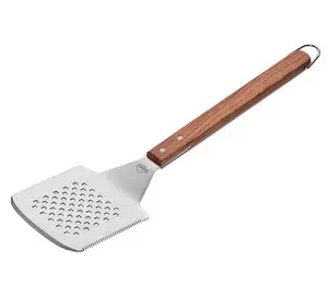 KUCHENPROFI Heavy Duty Texas Bbq Turner W/ Holes & Serrated Edge - Silver