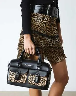 Dr. Martens Print Hair-on Top Handle Bag - Leopard