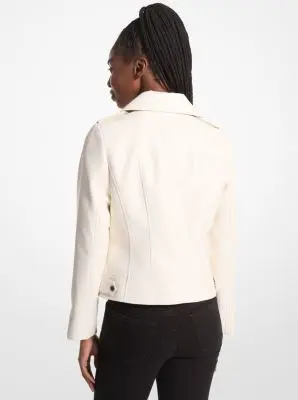 Michael Kors Moto Jacket - White