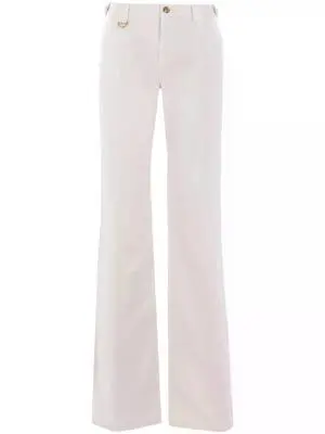 Chloé Cotton Straight-leg Trousers