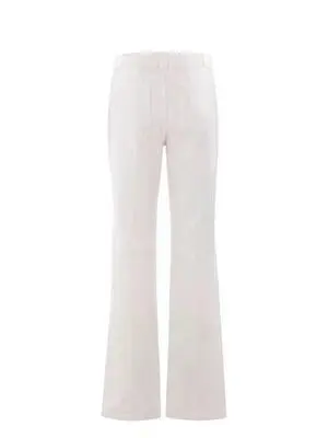 Chloé Cotton Straight-leg Trousers