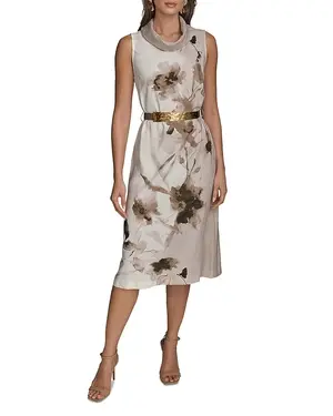 Donna Karan New York Belted Midi Dresses