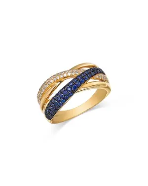 Bloomingdale'S Sapphire And Diamond Ring - Gold