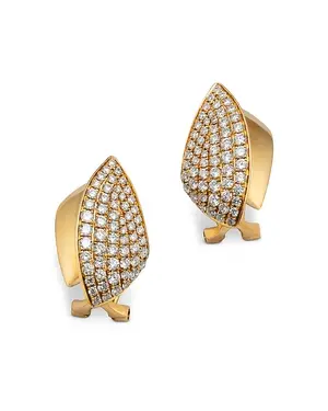 Bloomingdale'S Diamond Earrings In 14k Yellow - Gold