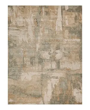 EXQUISITE RUGS Infinity 7130 Area Rug, 6' X 9' Silver/beige