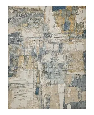 EXQUISITE RUGS Infinity 7131 Area Rug, 8' X 10 - Silver/blue