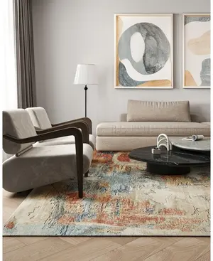 EXQUISITE RUGS Infinity 7132 Area Rug, 8' X 10 - Ivory/blue